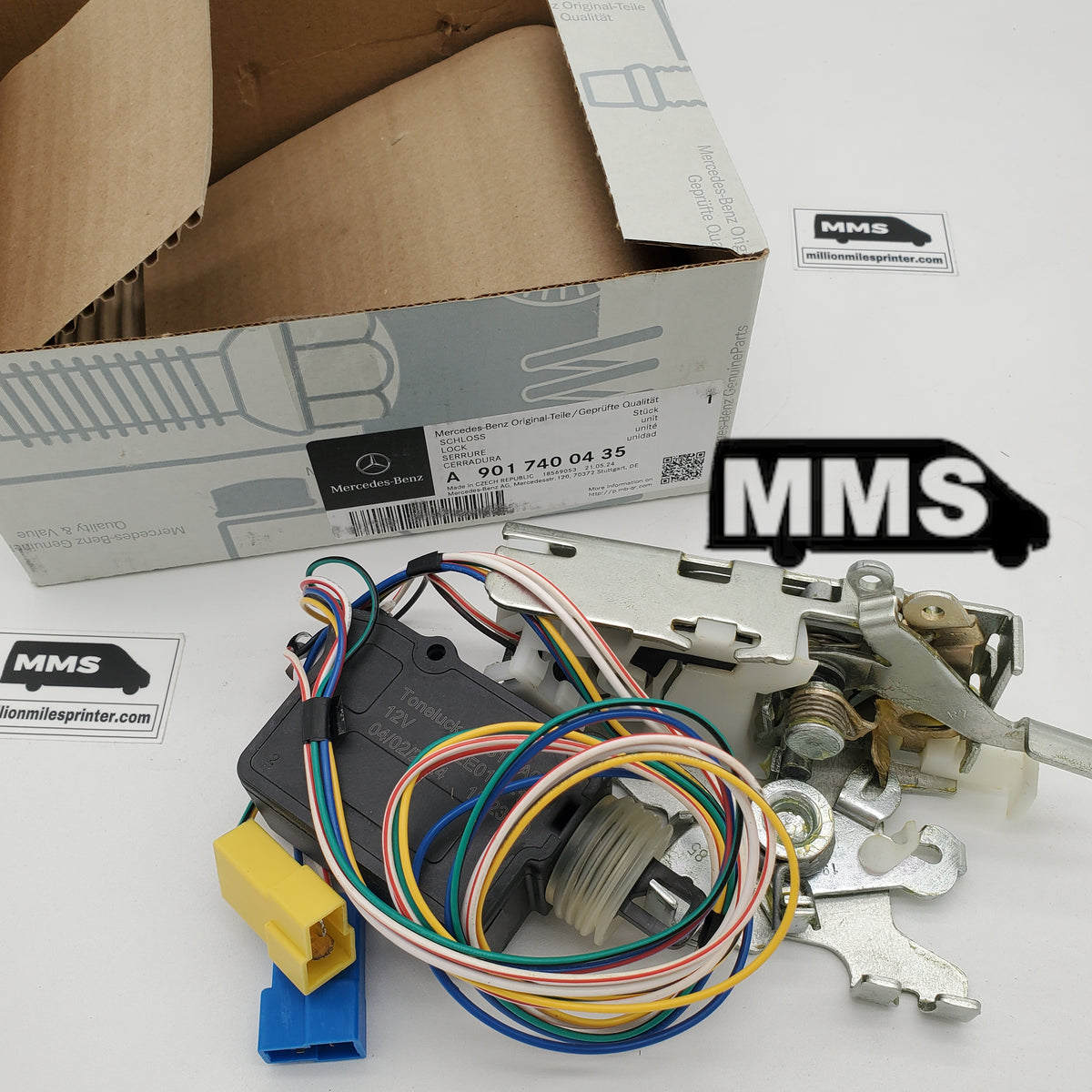 T1N Door Lock Assembly, Automatic, Rear Door (2001-06 Vans) – Million ...