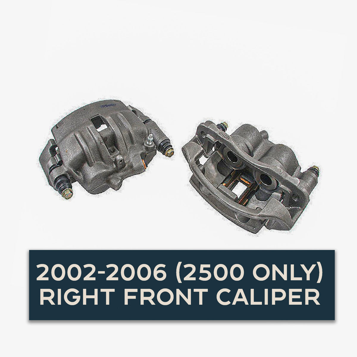 T1N Brake Caliper, Right Front (2001-06 "2500" Vans) – Million Mile ...