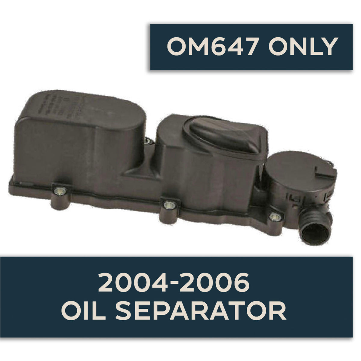 T1N Mercedes Oil Separator (2004-2006 Vans)[OM647] – Million Mile Sprinter