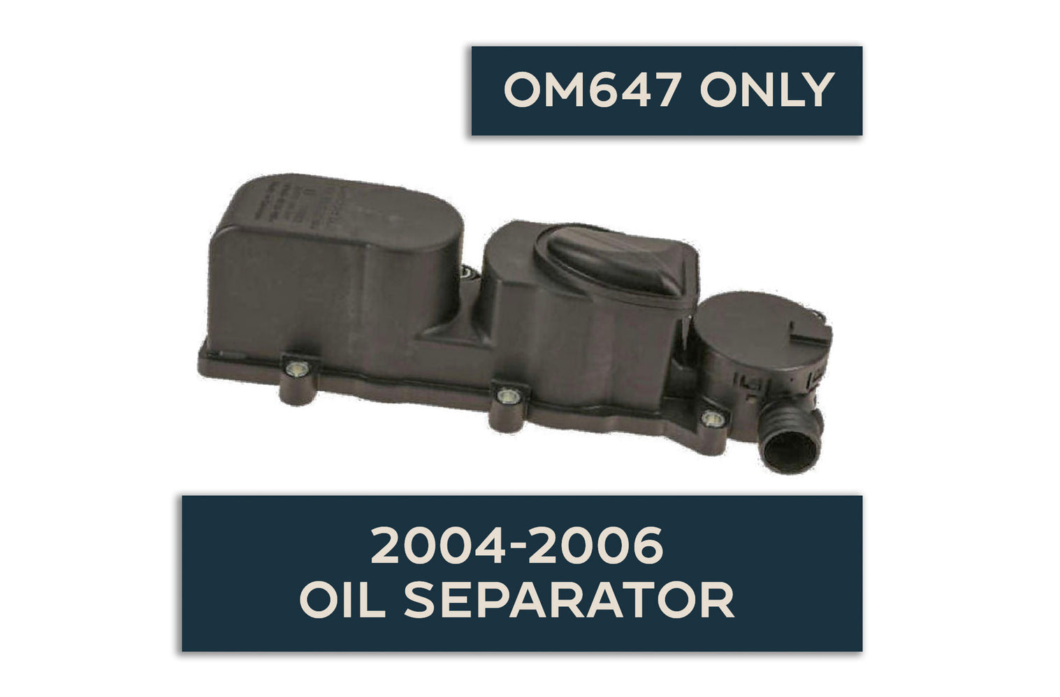 T1N Mercedes Oil Separator (2004-2006 Vans)[OM647] – Million Mile Sprinter