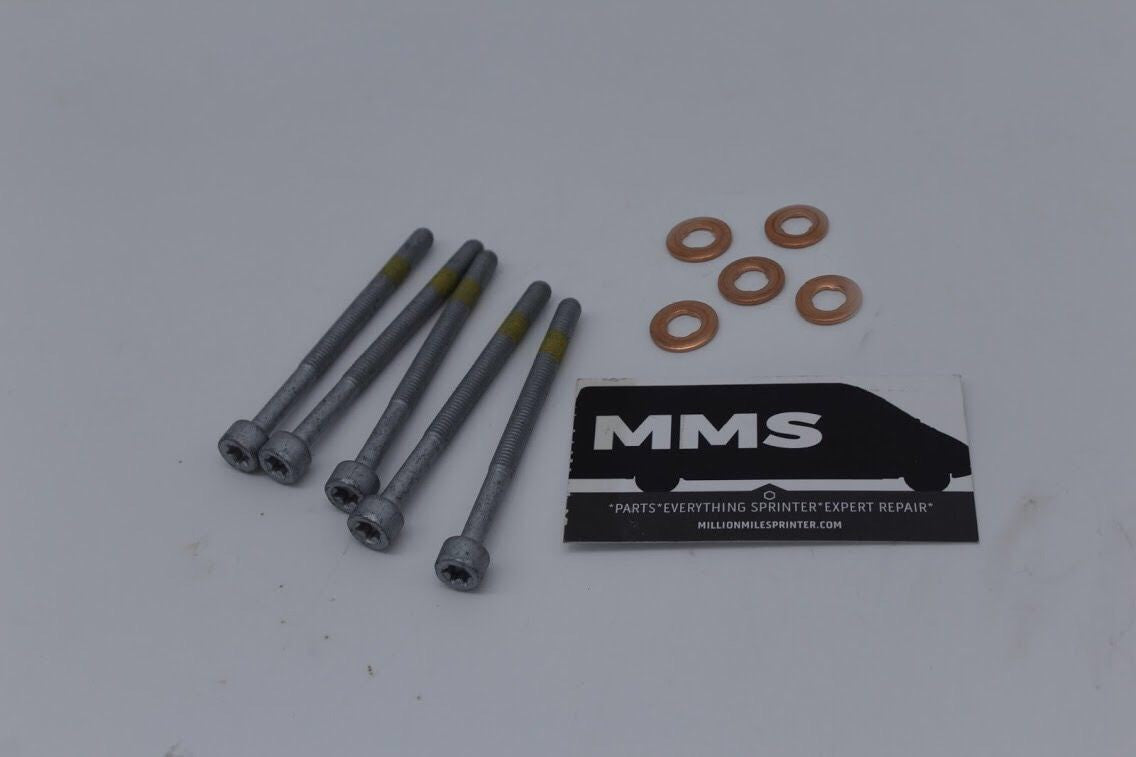 T1N Injector Hold down bolts and Sealing washers, Set of 5 each ...
