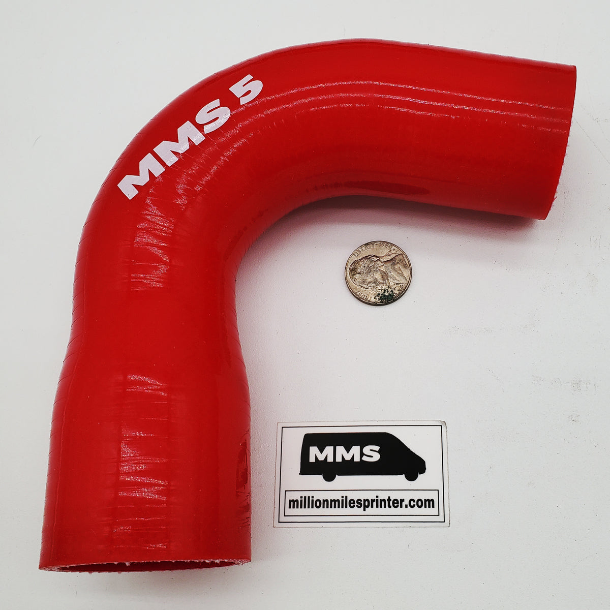 T1N Cooling Hose, Silicone MMS #5, Lower Radiator Hose (2004-2006 Vans ...
